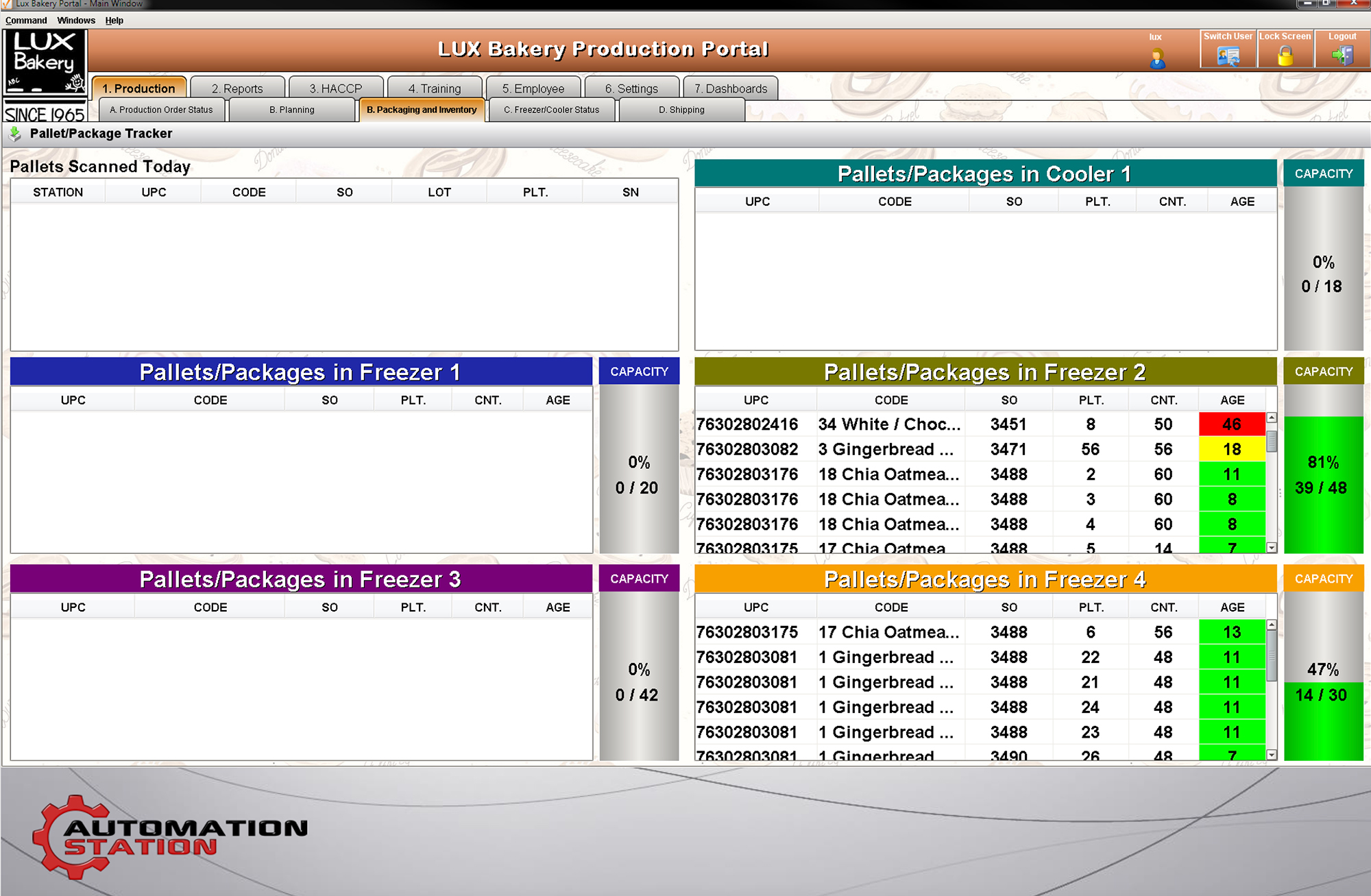 A Production Portal for Lux Bakery - Automation Station